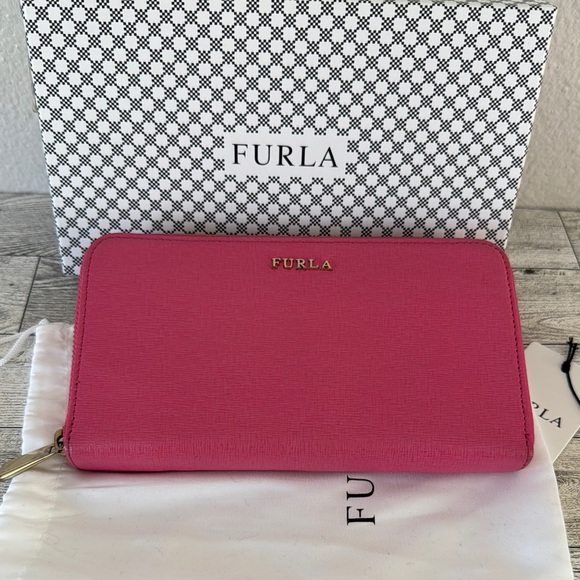 Furla | Bags | Furla Babylon Rose Zip Around Wallet | Poshmark